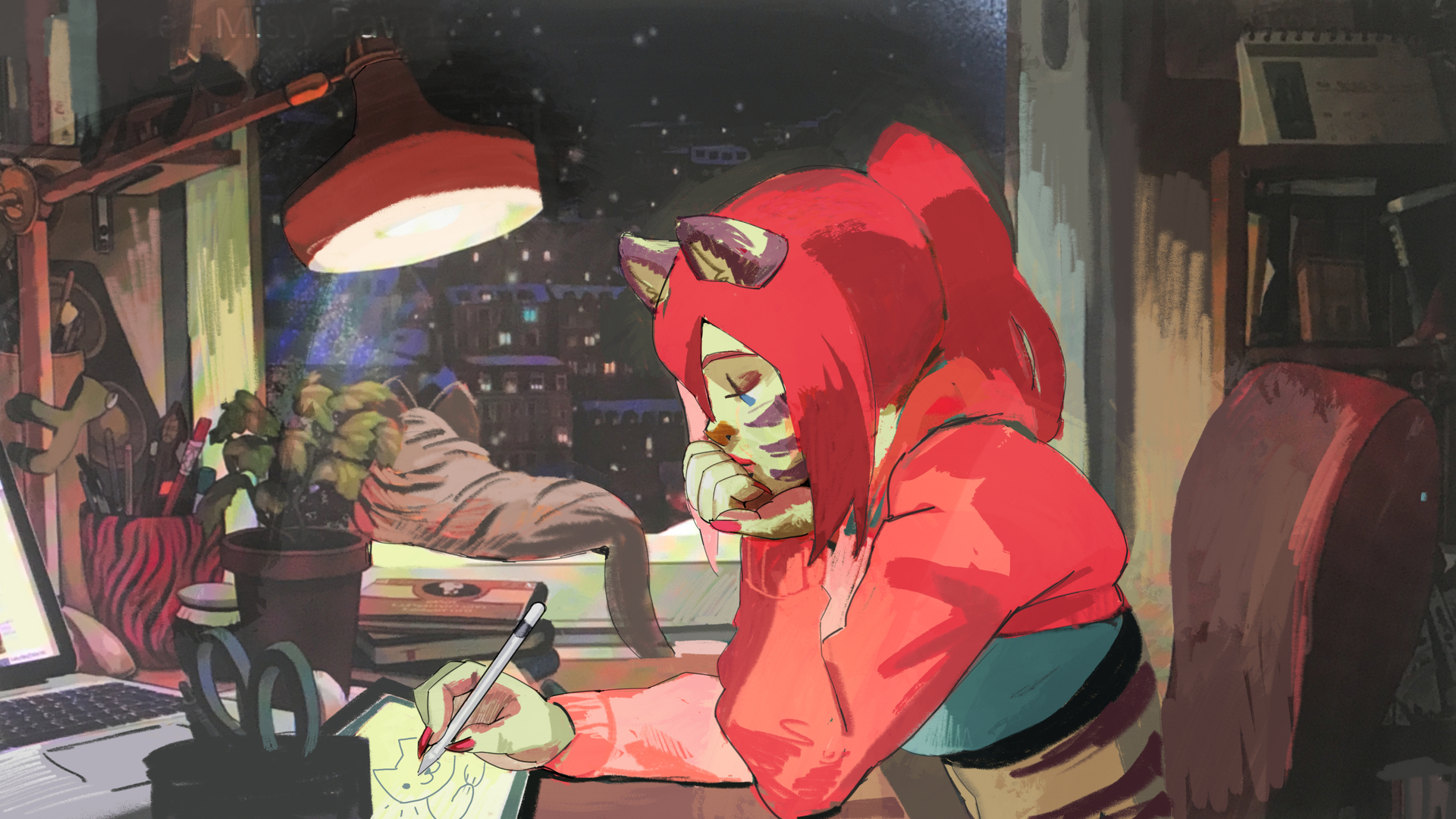 Chill artstream to study/relax to - Piczel.tv