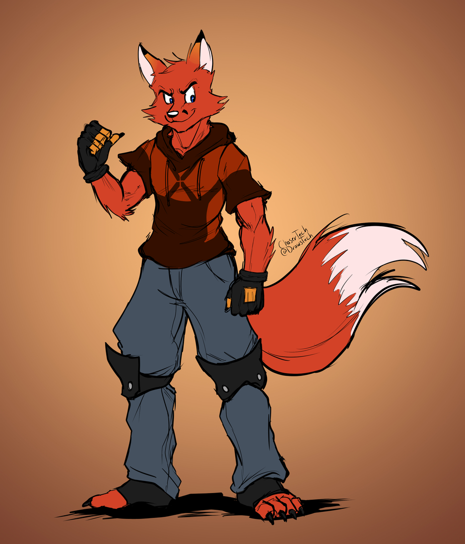 Ray Fox Bday Gift Art - Piczel.tv