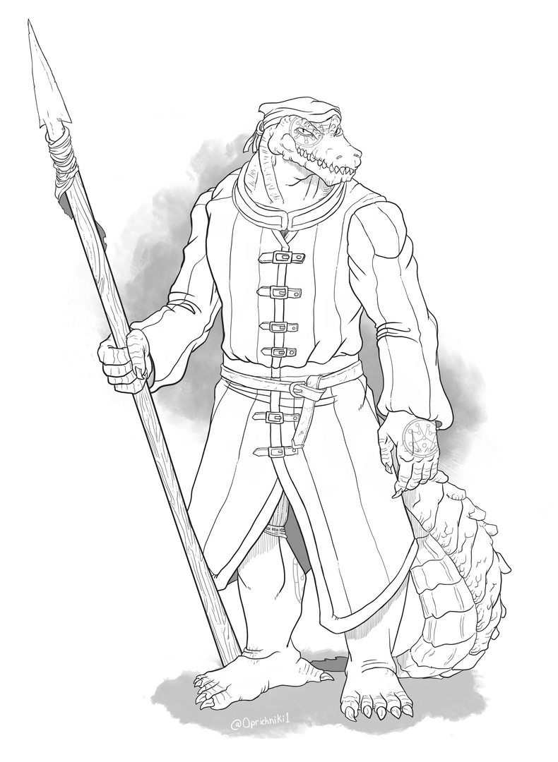 /tg/-Lizardfolk Soldier - Piczel.tv
