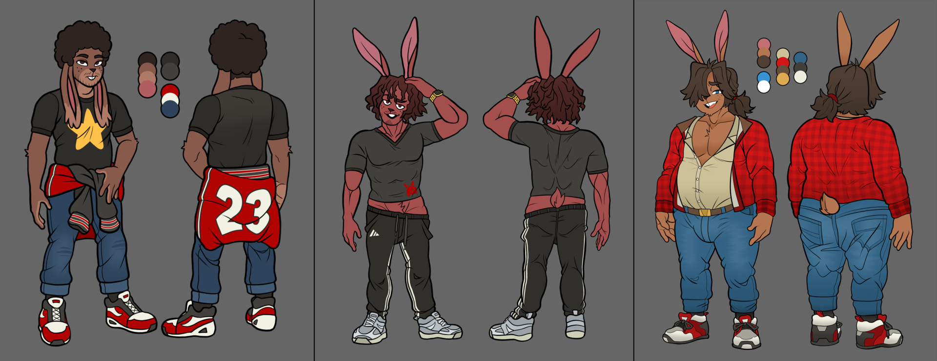 Bunny character designs - Piczel.tv