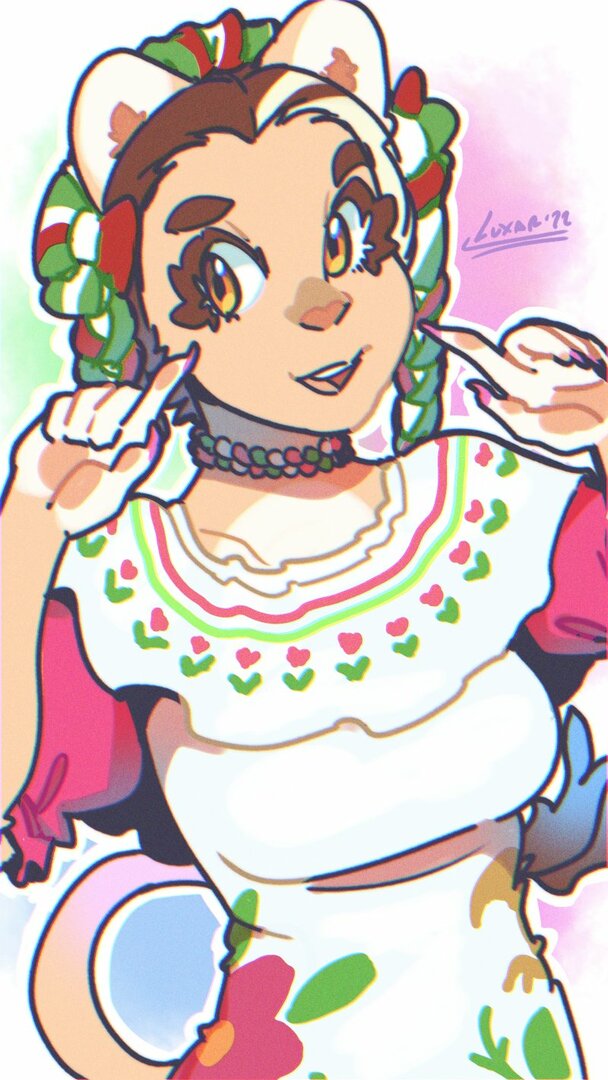 She wields the chancla like a pro too. - Piczel.tv